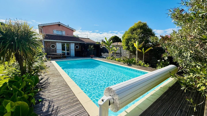 Villa Calme & Piscine Près Du Bassin - Le Teich