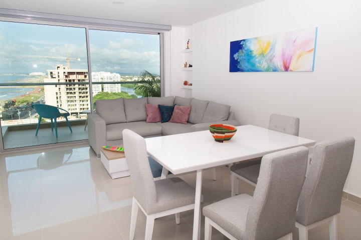 A Beautiful Apartment With An Ocean View - Cartagena