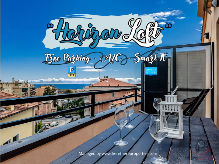 [Horizon Loft] Free Parking  Air Conditioning  Smart Tv - Pietra Ligure