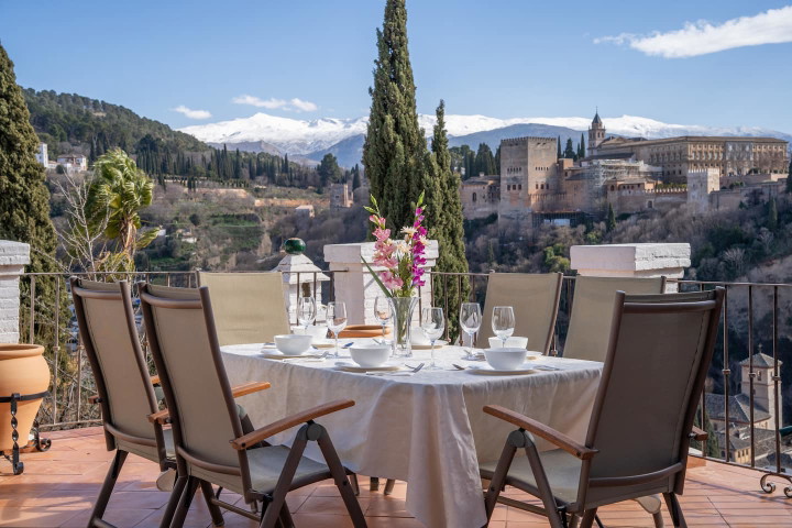 Carmen De Los Moriscos: Views Of The Alhambra - Granada