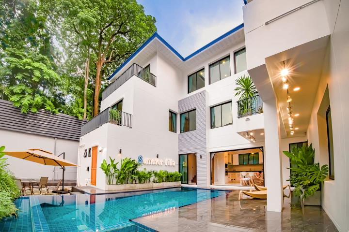 「Summervilla3」曼谷市中｜独栋泳池7卧别墅｜早餐近bts｜asok｜emquartier - Bangkok