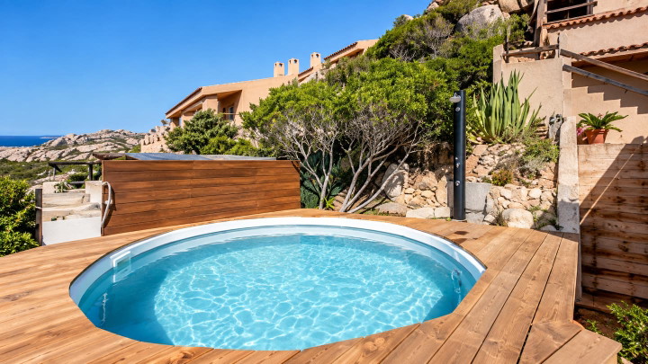 Villetta (Piscina, Vasca Idro E Giardino), Per 3 - Costa Paradiso