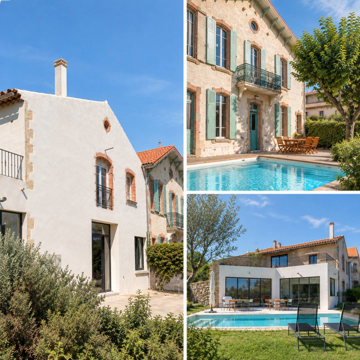 Les Villas Du Gai Ruisseau  2 Piscines  25 Pers - Gard