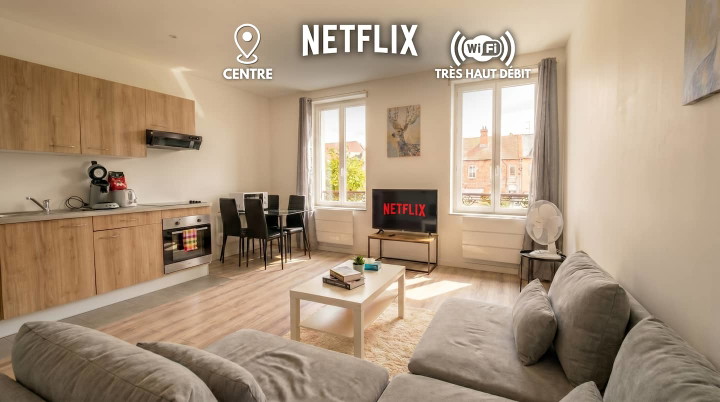 Grand T3 Proche Hypercentre & Place Franklin - Mulhouse