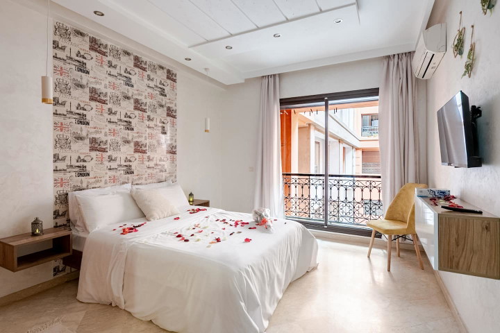 Pool  Central Location Cosy 1br  A/c  Parking - Marrakech