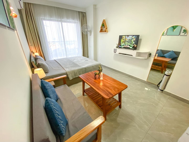 Cozy 9th-f Studio | Riverside Walk & Night Market - Phnom Penh