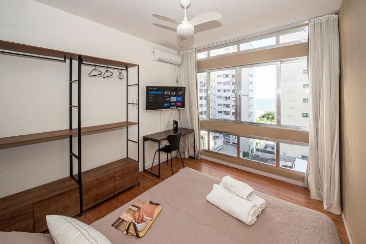 Shb - Maritime Comfort: Studio With Sea View - Santos