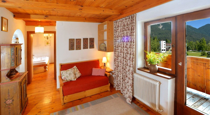 Bergsteiger Apartment Für 2, Ca. 35m² Mit Balkon - Seefeld