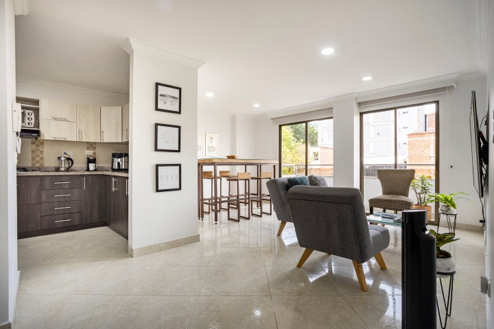 Appartement Avec Vue Sur La Montagne Dans Un Quartier Formidable - Itagüí