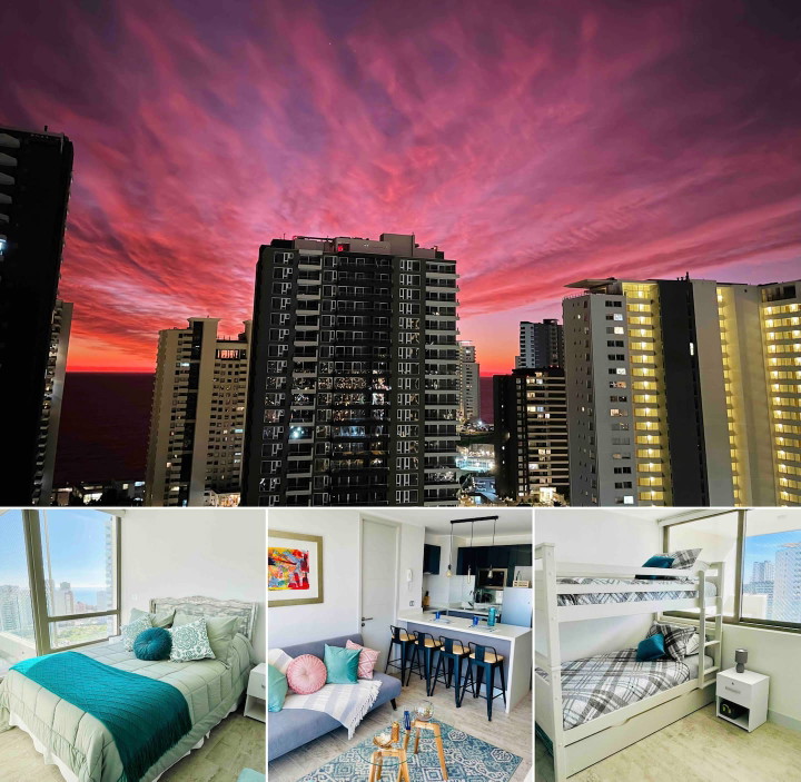 Beautiful Apartment In Concón, 2 Bedrooms - 비냐델마르