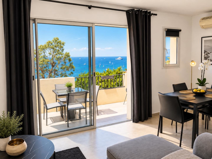 Neue Wohnung Mit Herrlichem Blick Auf Den Strand Von Roya - Saint-Florent