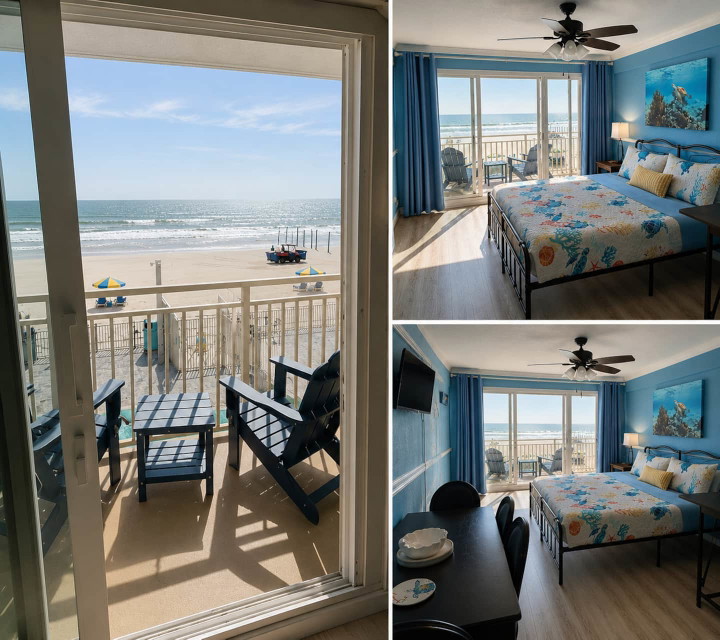 Blue Turtle, 217: On The Beach, Private Balcony - Daytona Beach, FL