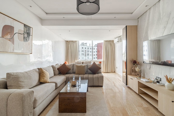 Appartement Chic 2 Chambres Au Cœur De Casablanca - Casablanca, Maroc