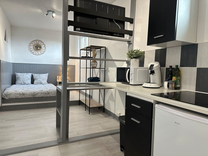 Studio Cosy Climatisé à 3 Min De La Gare - Bourg-en-Bresse