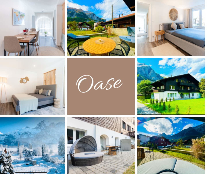 Cute & Cozy Oasis, Private Afternoon Sun Terrace - Kandersteg