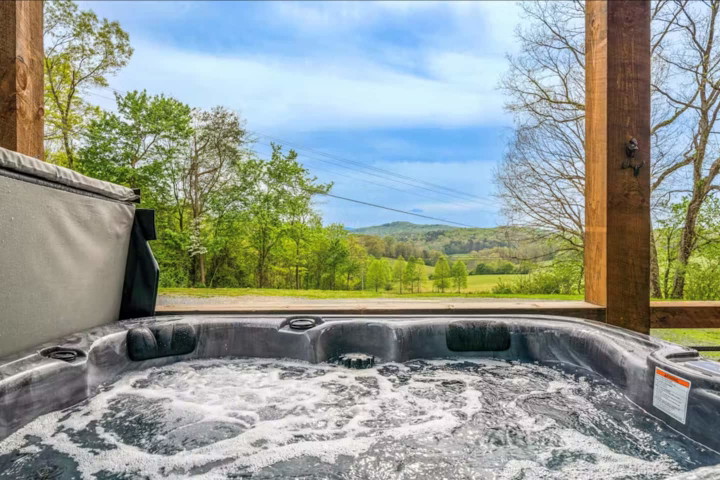Modern Blue Ridge Cabin Hot Tub Ev Charger & Views - Blue Ridge, GA