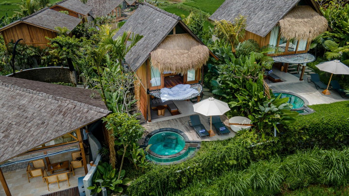 Unique Hut With Pool & Hammock In Ubud Rice Fields - Indonesia