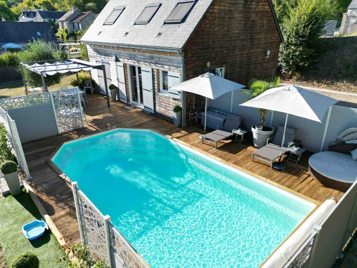 Maison 100m2 Piscine Chauffée, Terrain Multisports - Langeais
