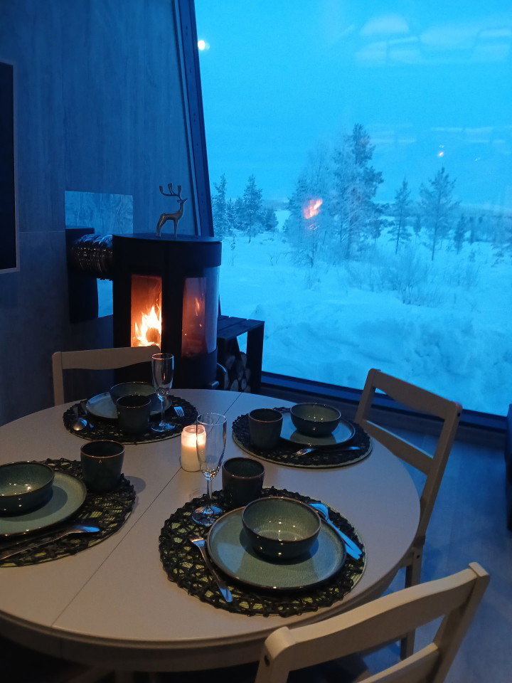 Lodge Arctic 2  Sauna, Toit Vitré & Vue Lac Inari - Ivalo