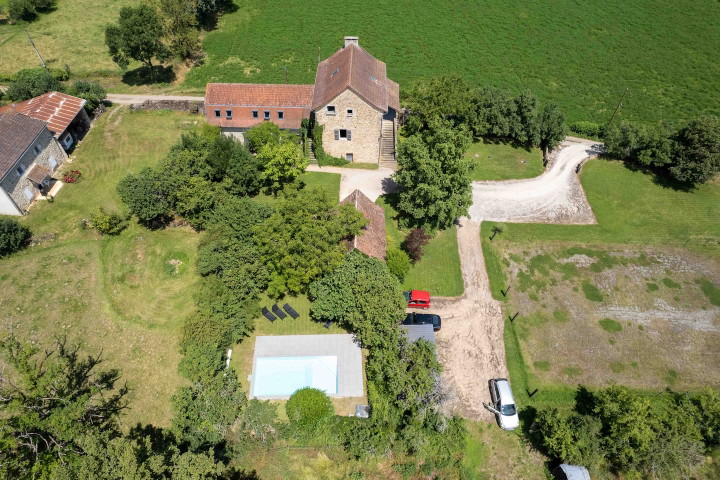 Grand Gîte Piscine, Le Bervic Aveyron - Villefranche-de-Rouergue