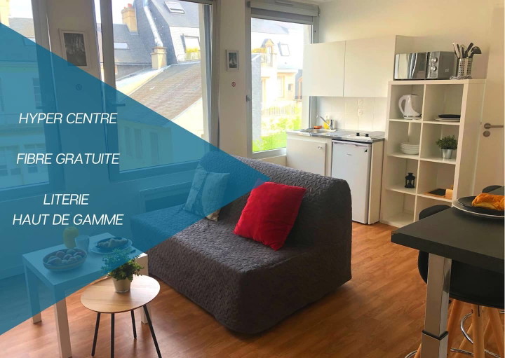 Le Parisien - Hyper Centre - Fibre Wifi -Jergweloh - Caen