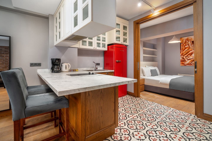 Fully Furnished Design Apartment In City Center - Estambul