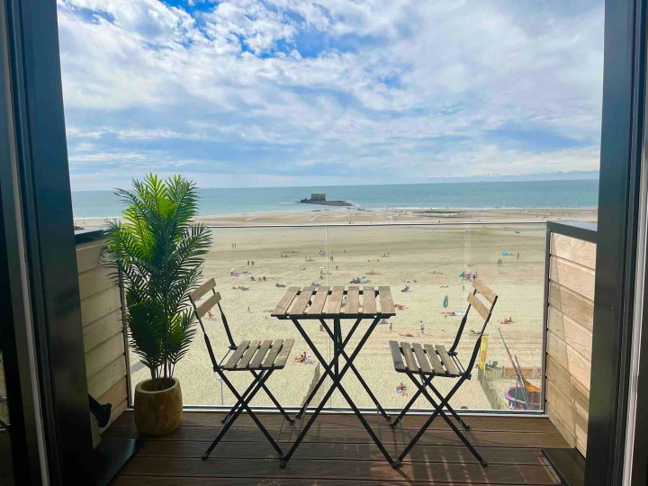 Bel Appartement "Marée Basse" * Face Mer - Balcon - Équihen-Plage