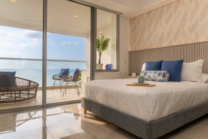 Cb1315 Beautiful Family Ocean View Suite Crespo - Cartagena