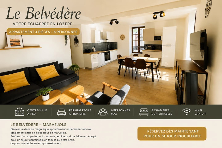 Le Belvédère Centre Ville - Marvejols