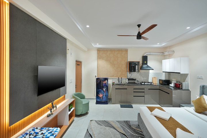 Rooftop Studio With Kitchen Near Aig Hospital - Hyderabad