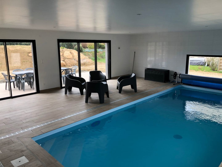 Maison Neuve Avec Piscine Intérieure - Pleumeur-Bodou