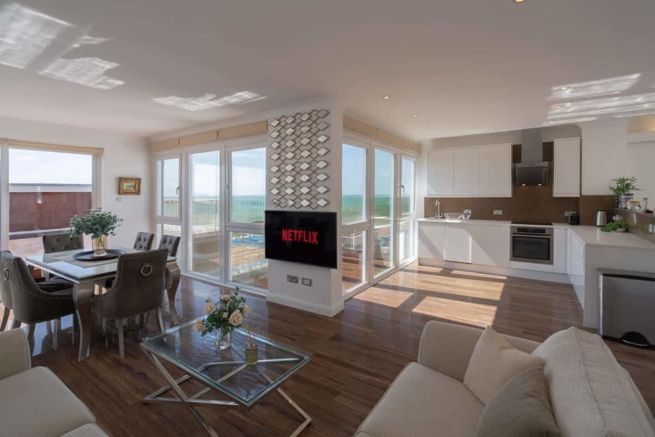 Penthouse En Bord De Mer | Balcon-spa-sauna-piscine-salle De Sport - Brighton