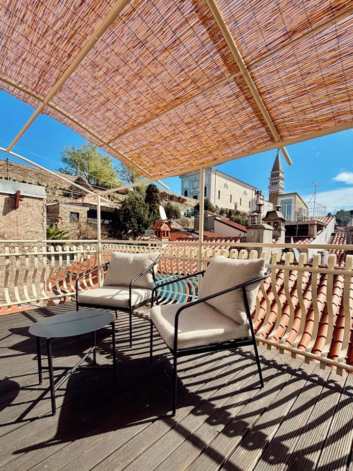 Sunny Terrace Apartment In Piran Near The Beach - Piran