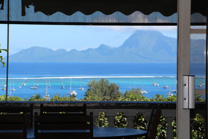 Maison Zen Avec Vue Face Moorea - French Polynesia