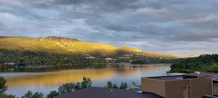 View On The Lake And Mont-tremblant Ski Centre. - Mont-Tremblant