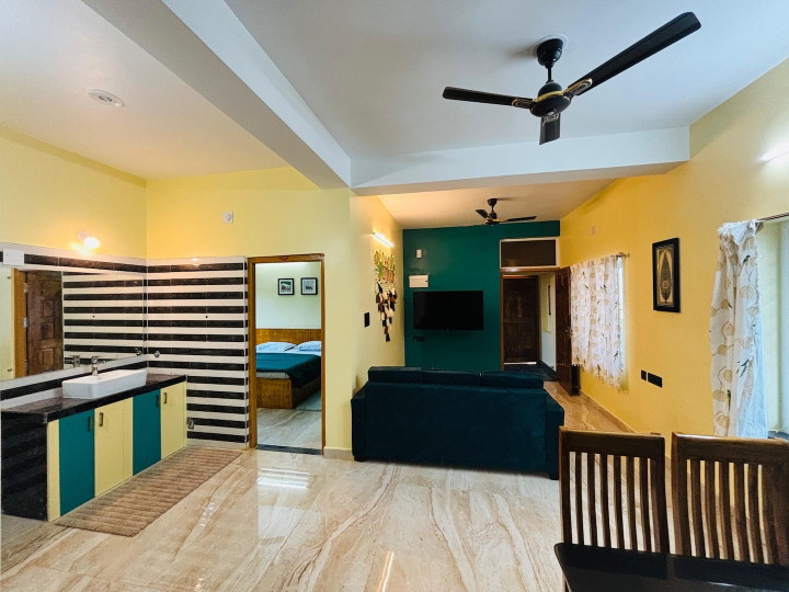 Cozy 2bhk | 2km From Airport  Kitchen  Free Wifi - Bhubaneswar