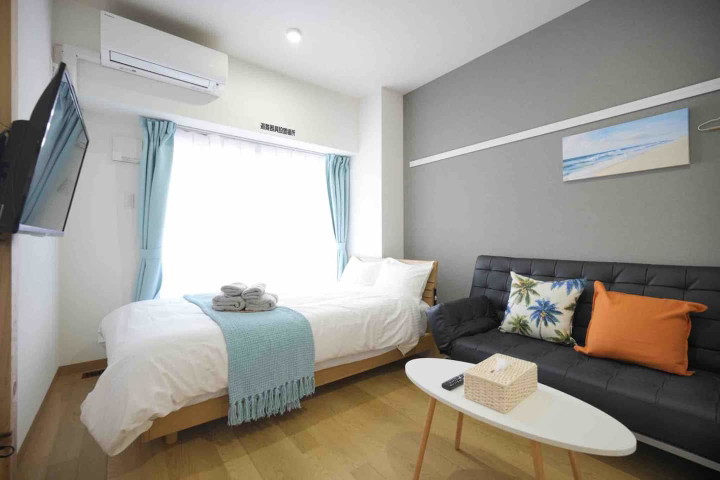 5 Minutes On Foot To St456f Makishi Public Market! [St201] Apartment With Sofa Bed And Semi-double Bed... - Naha