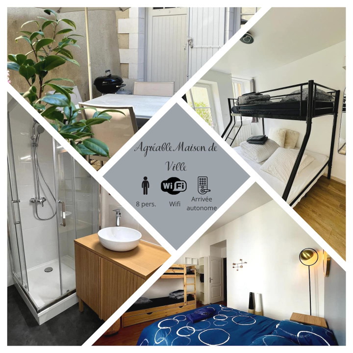 Pleasant Air-conditioned Townhouse, Public Parking - Poitiers