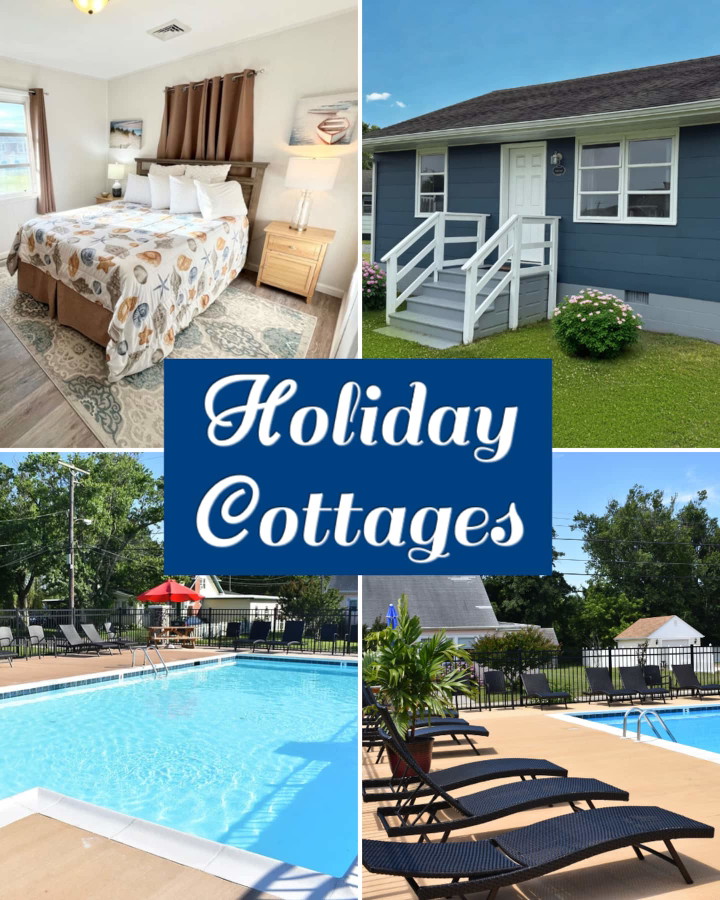 Holiday Cottages-"nautical" ~Pool~ 3 Mi. To Beach - Chincoteague, VA