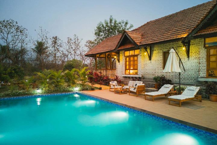 5br|pool+bbq|stayvista|orchard By Theriver@lonavla - Karjat