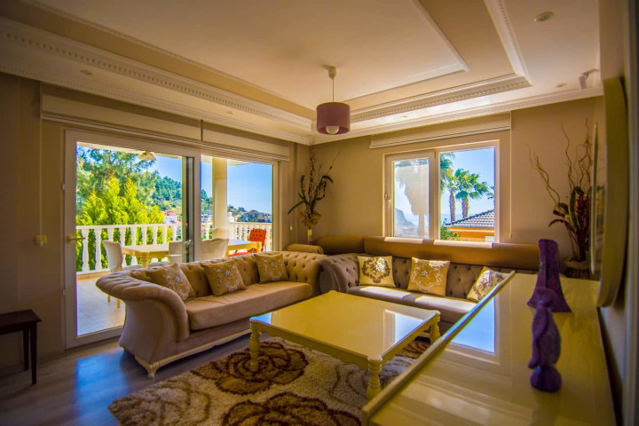 Panoramik Manzaralı Havuzlu 4+1 Villa | Alanya - Alanya