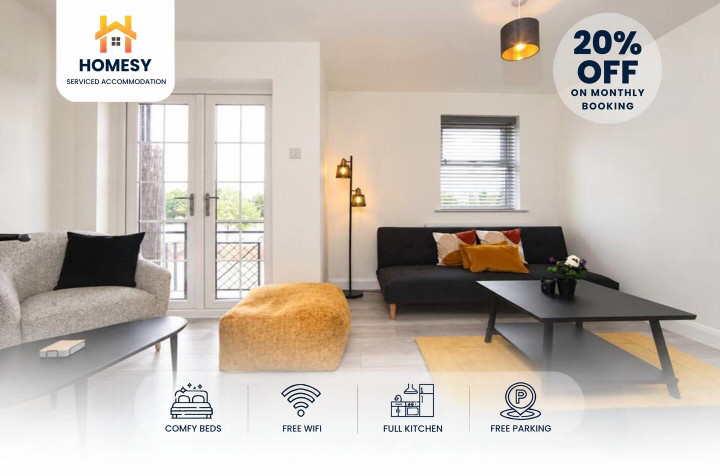 Great Location | 4br House & Free Private Parking - Cardiff