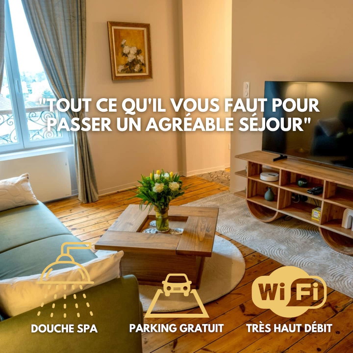 La Parenthèse Daurillac, Douche Spa, Parking - Aurillac