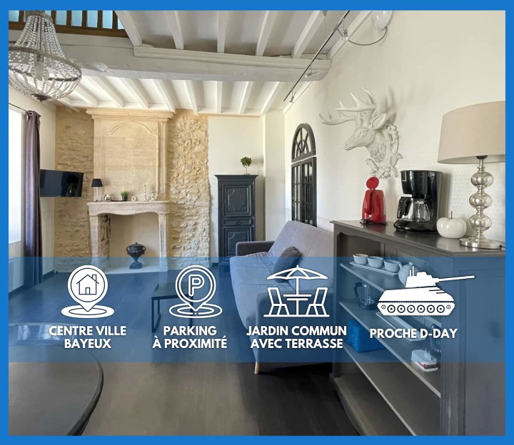 Pouchkine - Duplex Cosy Avec Jardin Centre Bayeux - Bayeux