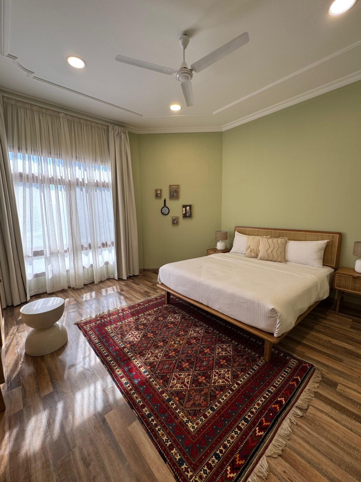 5 Min To City Center | Stylish Rattan Apartment - Bahrain