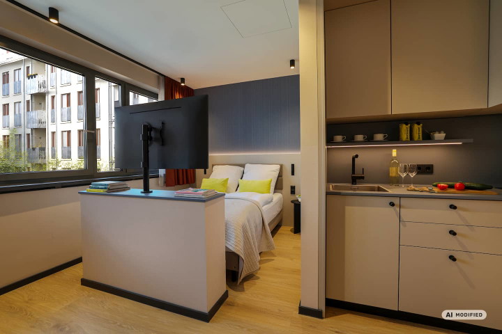 Ipartment Studio Apartment Frankfurt East Side - Frankfurt