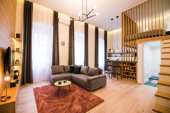 Naturalistic Design Apartment - Budapest