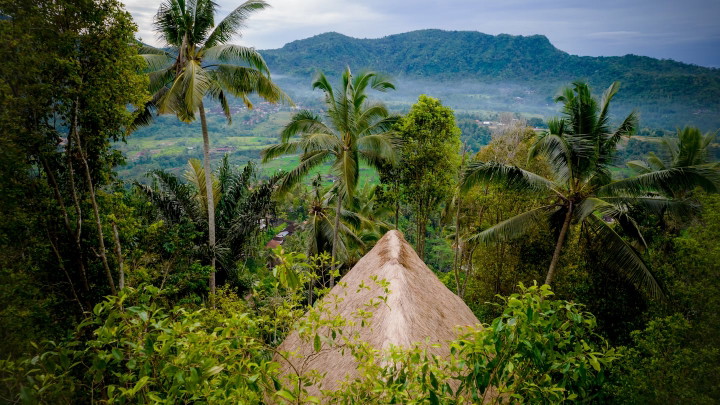 Bamboo Villa With Great View At Ayo Hill - Bali