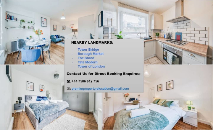 London Bridge | Appartement De 2 Chambres | Jardin | Parking Gratuit - Londres