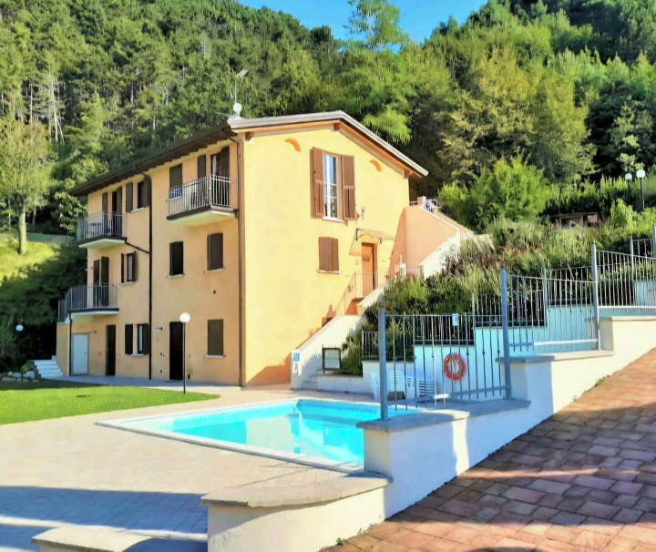 Beautiful 3-room Apartment In A Residence, Pool, Balcony, Lake View, Lake Garda-tignale - Lake Garda